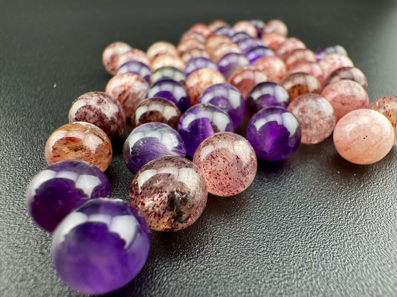 Super 7 Beads Available in 6mm, 8mm 10mm Sizes – Direct Bead Supply